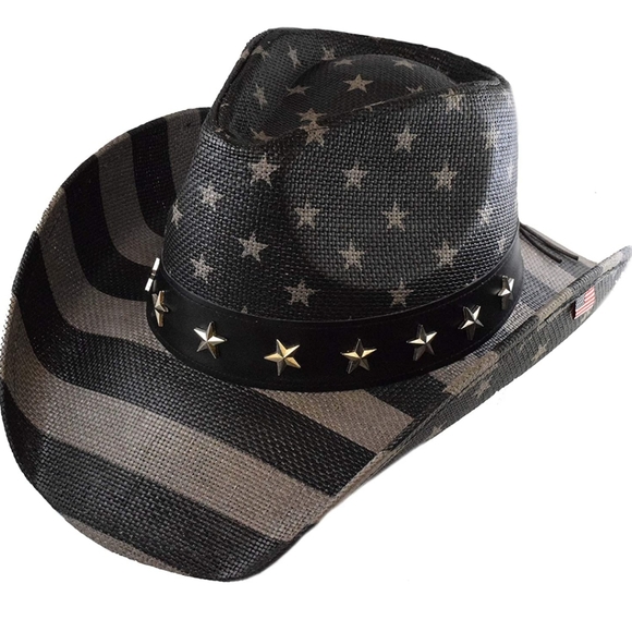 SADDLEBACK HATS | Accessories | Usa American Flag Cowboy Hat W ...
